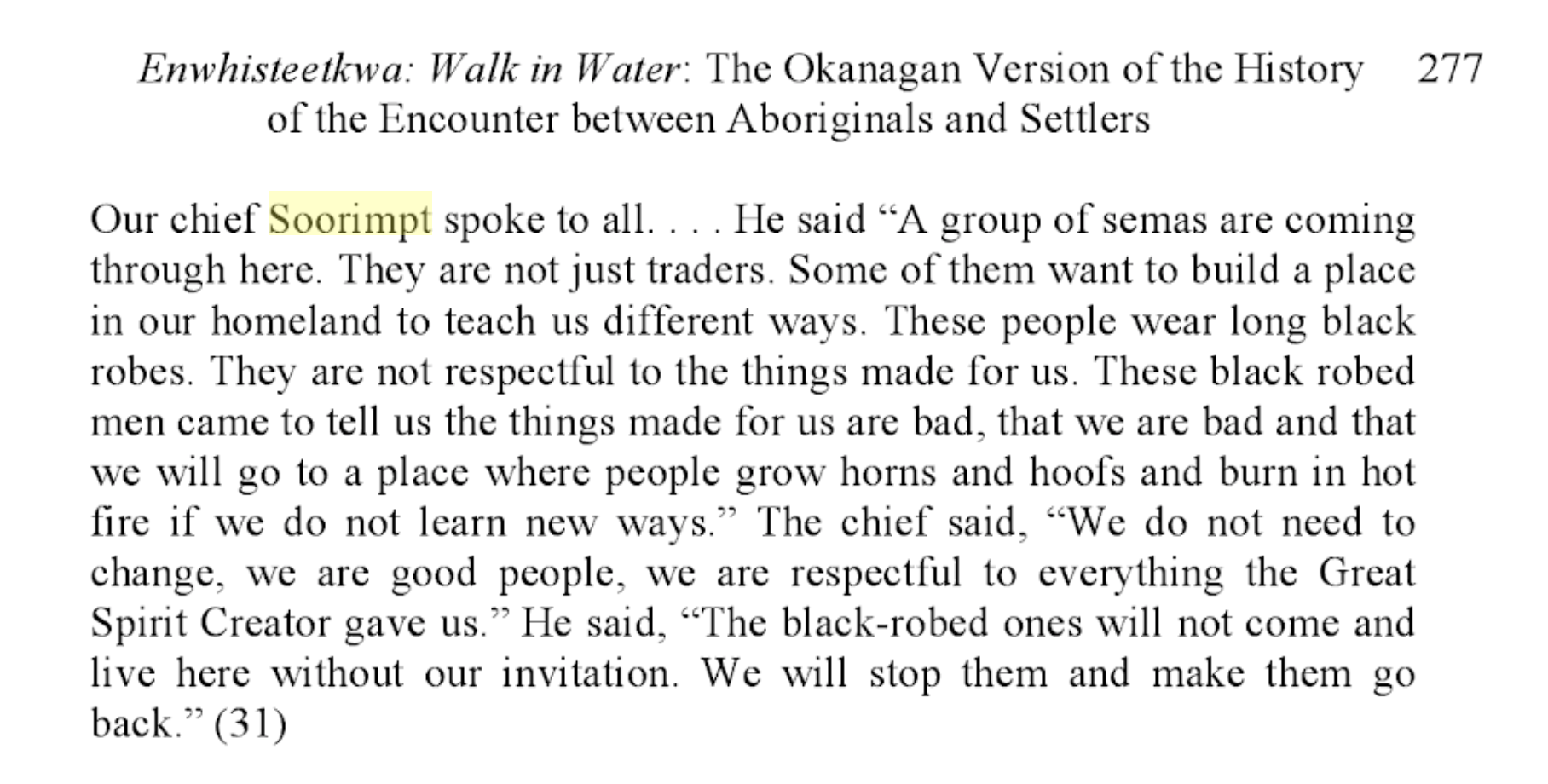 The Tragedy of Kickininee Point, the Redfish, the Whitefish and Chief ...
